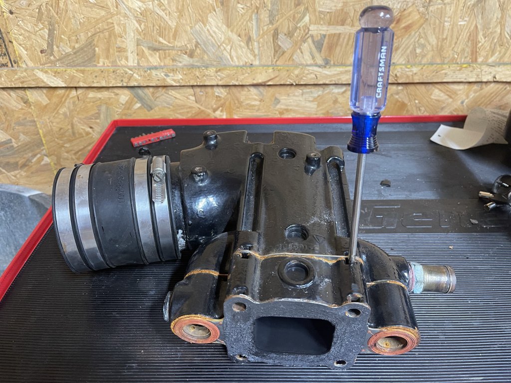 MerCruiser Risers & Manifold Clean Up - The Project Boat