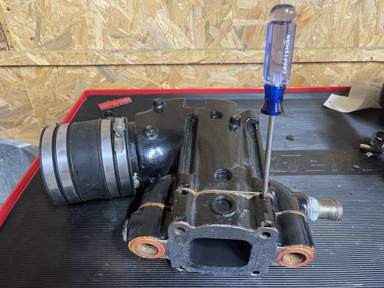 MerCruiser Risers & Manifold Clean Up - The Project Boat