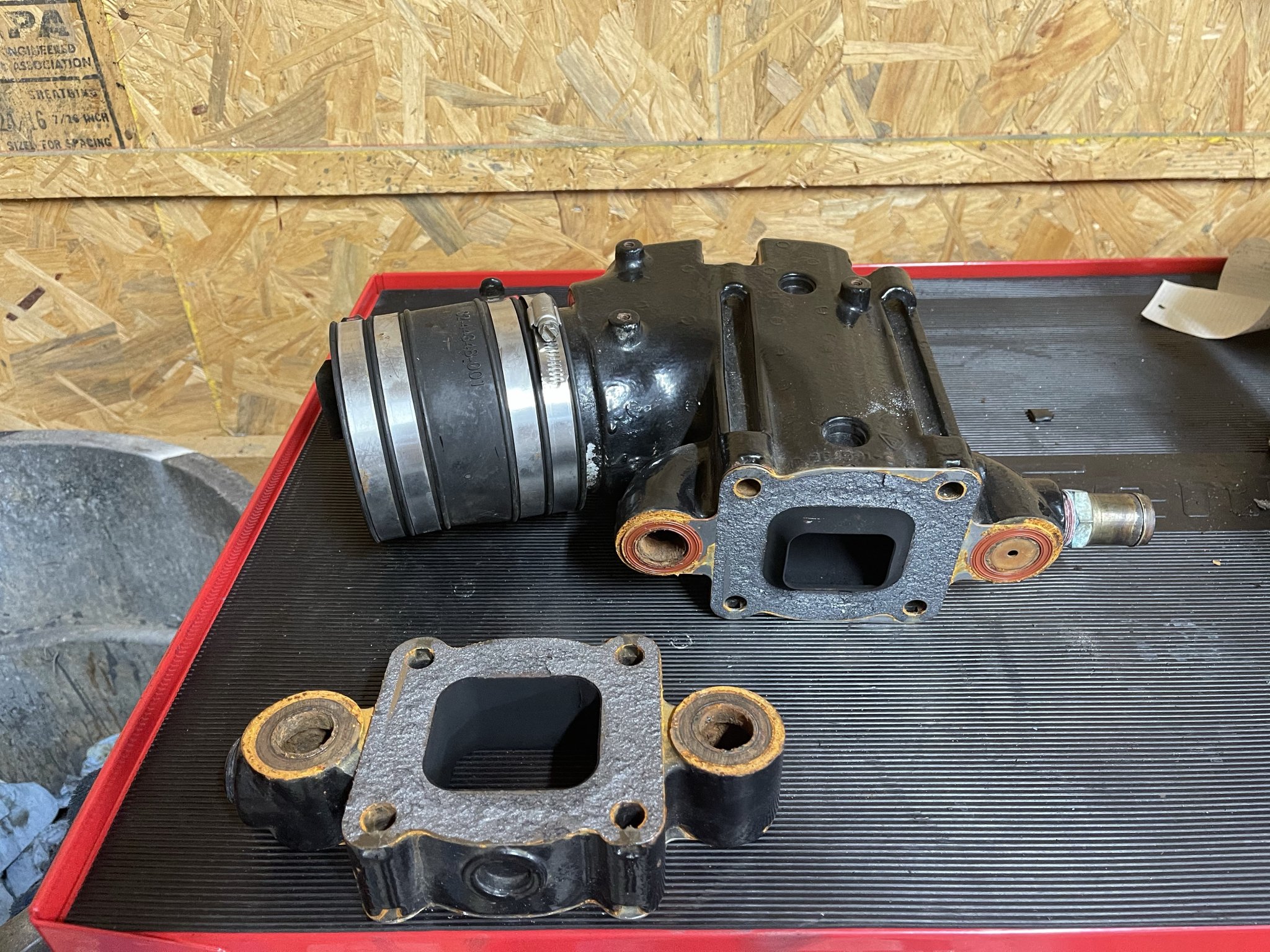 MerCruiser Risers & Manifold Clean Up - The Project Boat